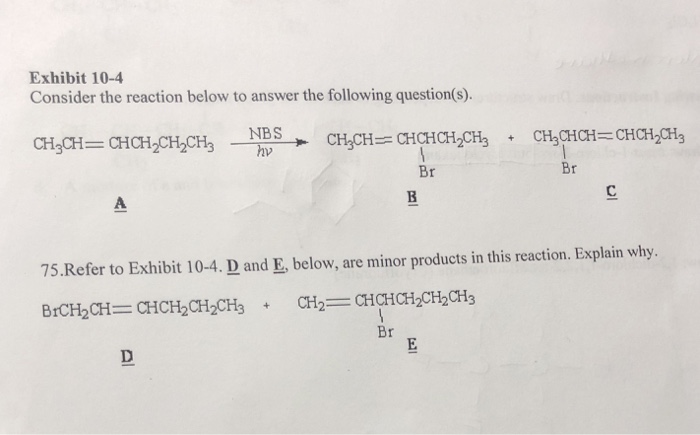 Solved Exhibit 10-4 Consider the reaction below to answer | Chegg.com Solved Exhibit 10-4 Consider the reaction below to answer | Chegg.com