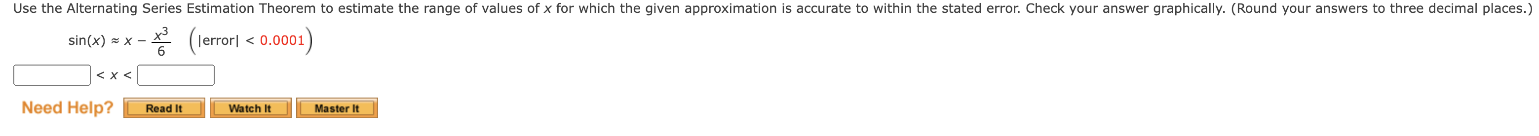 Solved Use the Alternating Series Estimation Theorem to | Chegg.com