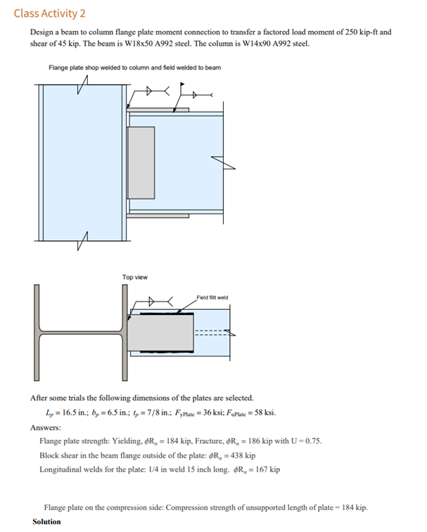 Steel Beam Column Moment Connection Design - The Best Picture Of Beam
