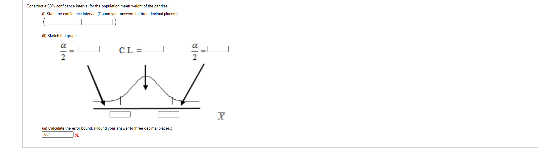Solved Construct a 98% confidence interval for the | Chegg.com