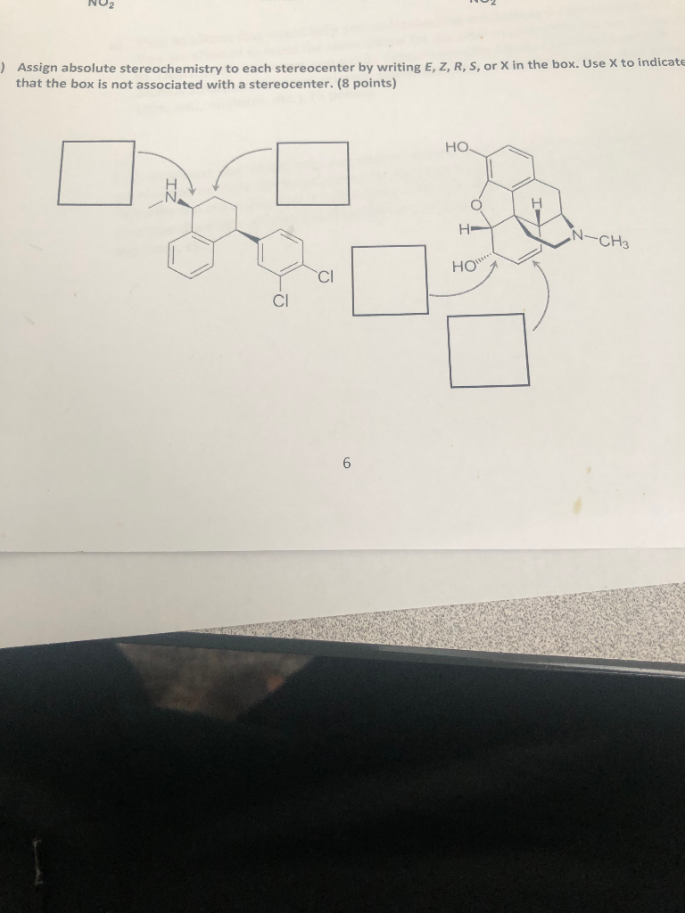 Solved ) Assign absolute stereochemistry to each | Chegg.com