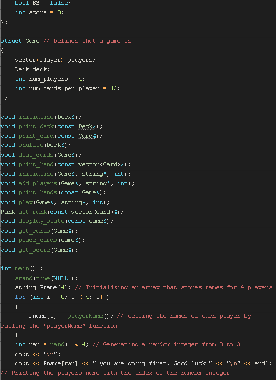 Solved Hello, when I run my code I have errors and I need | Chegg.com