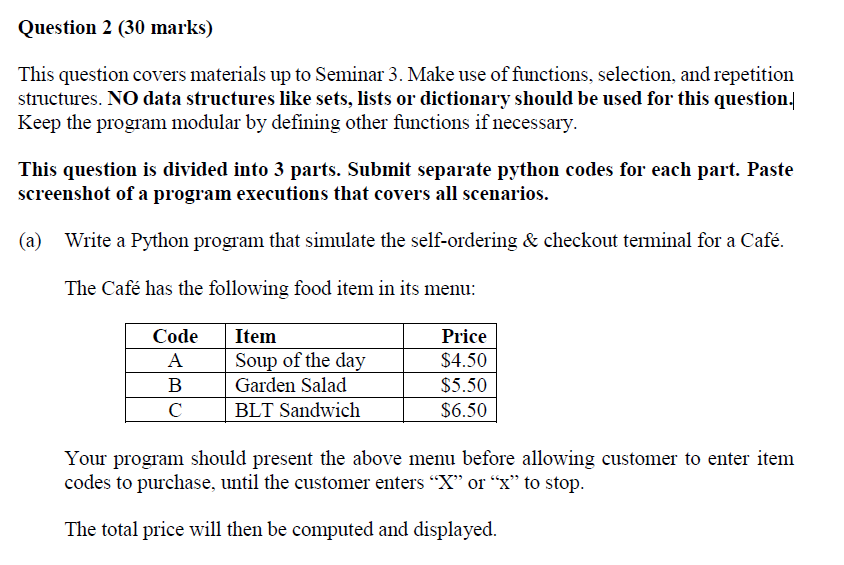Solved Please help on this question part a,b,c without using | Chegg.com
