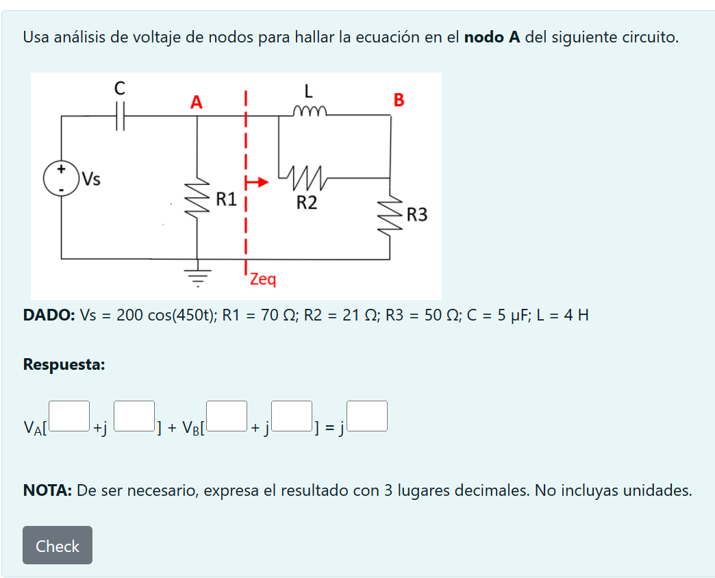 Solved Usa análisis de voltaje de nodos para hallar la | Chegg.com