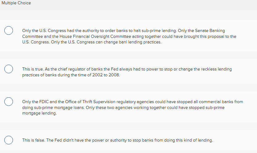 Solved Multiple Choice Only the U.S. Congress had the | Chegg.com