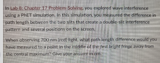 Solved In Lab 8: Chapter 17 Problem Solving, you explored | Chegg.com