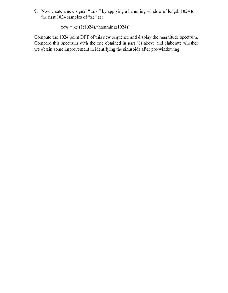 Solved Lab7 Dft Spectral Leakage Block Convolution Using