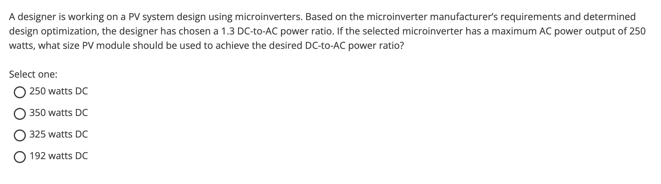Solved A designer is working on a PV system design using | Chegg.com