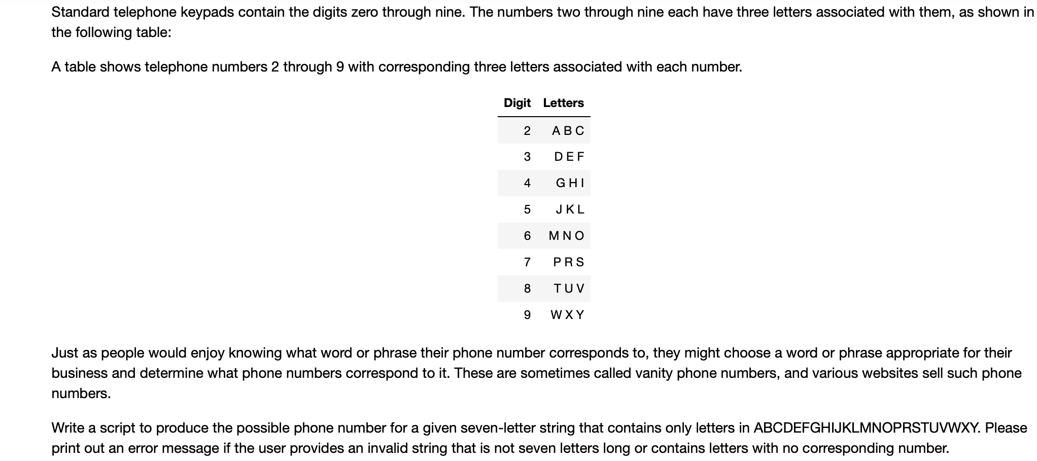 Solved Standard telephone keypads contain the digits zero | Chegg.com