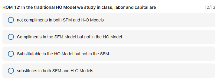 Solved HOM_12: In the traditional HO Model we study in | Chegg.com