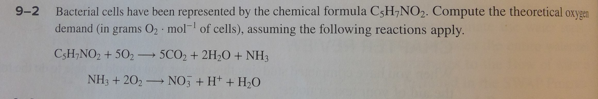 Solved QUESTION: Using data from 9-2, calculate the NBOD of | Chegg.com