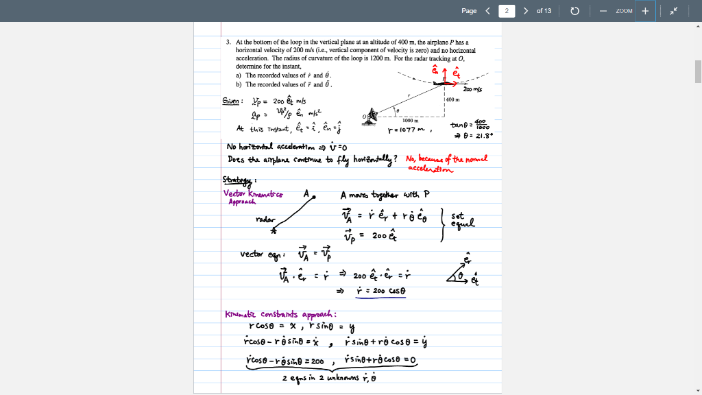 Solved Can you please explain how the teacher did the vector | Chegg.com