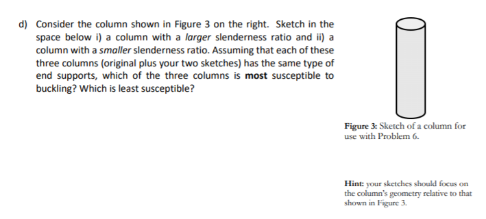 Solved Euler buckling stress Problem 3 a) Starting from the | Chegg.com