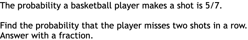 Solved The probability a basketball player makes a shot is | Chegg.com