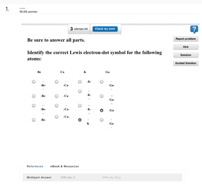 Solved 10.00 points 3 attempts left Check my work Report | Chegg.com