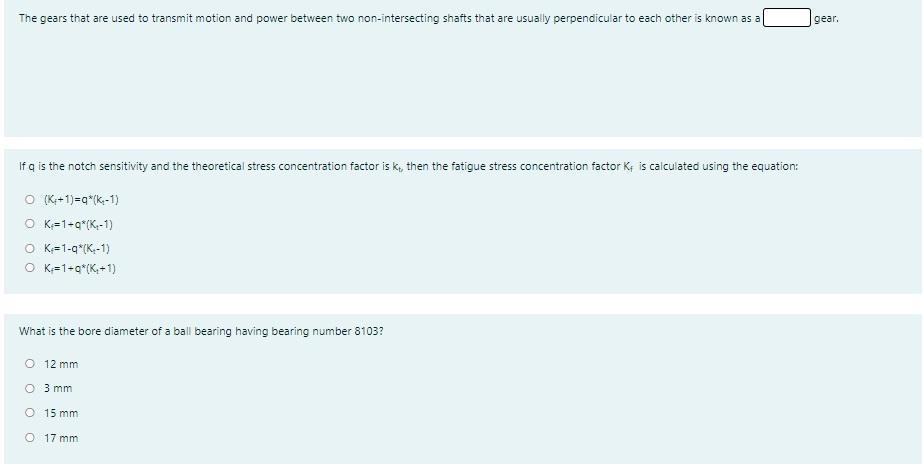 Solved The gears that are used to transmit motion and power | Chegg.com