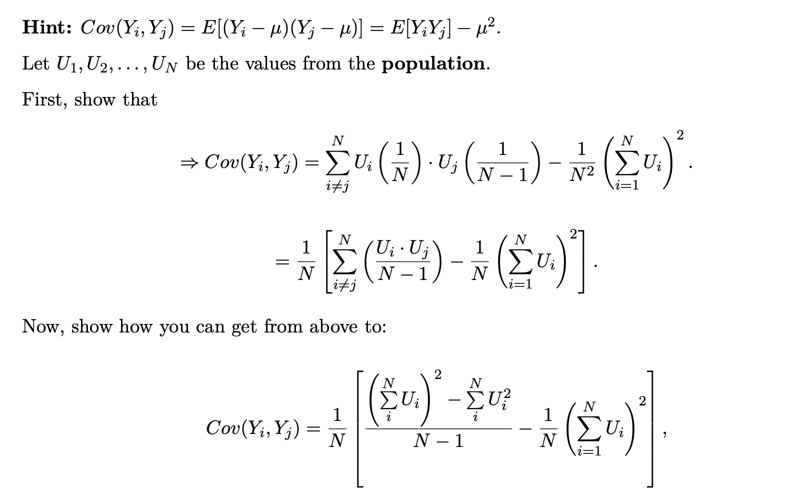 Solved Let {Y1,Y2,…,Yn} be an identically distributed sample | Chegg.com