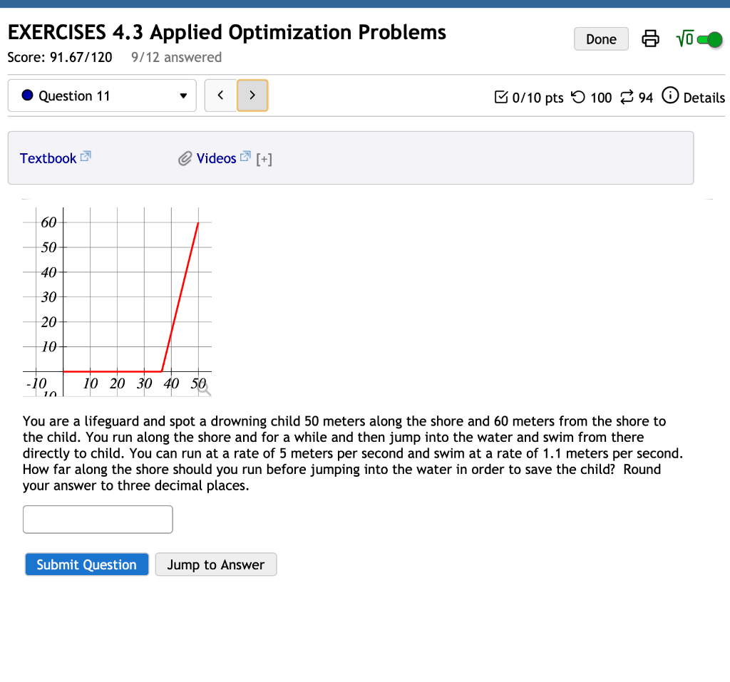 Solved EXERCISES 4.3 Applied Optimization Problems Done 6 Vo | Chegg.com
