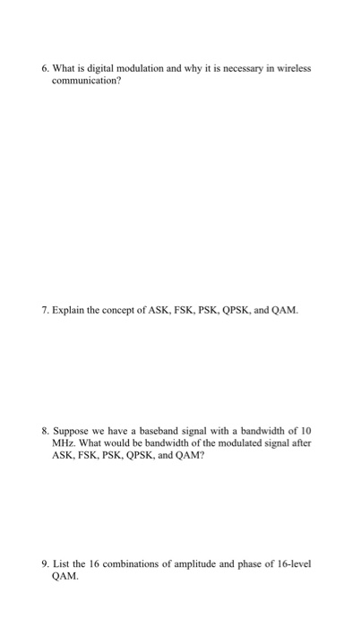 Solved Instructions: Complete the following questions. | Chegg.com