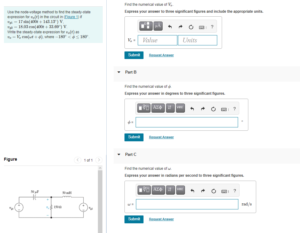 Solved Find the numerical value of V. Express your answer to | Chegg.com