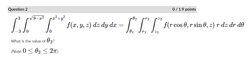 Solved Question 201.9 | Chegg.com