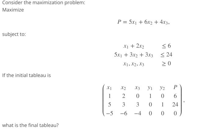 Solved Consider the maximization problem: Maximize | Chegg.com