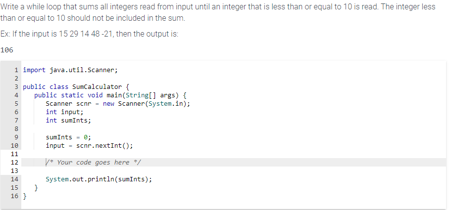 Solved Nrite a while loop that sums all integers read from | Chegg.com Solved Nrite a while loop that sums all integers read from | Chegg.com