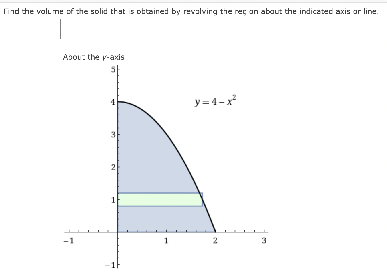 Solved Find the volumes of the solids generated by revolving | Chegg.com
