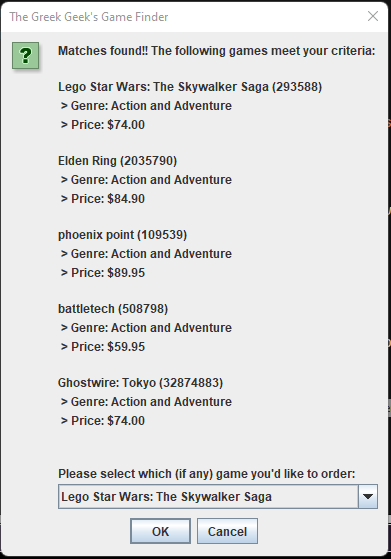 Solved Create a Java program: Create a class named Game. It | Chegg.com