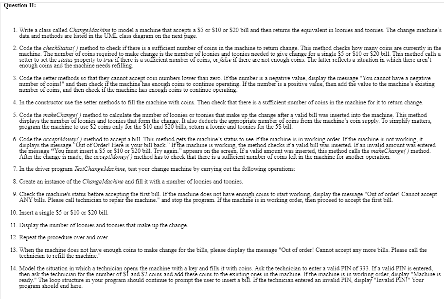 Solved Goal: (with Main program and method with comment, | Chegg.com