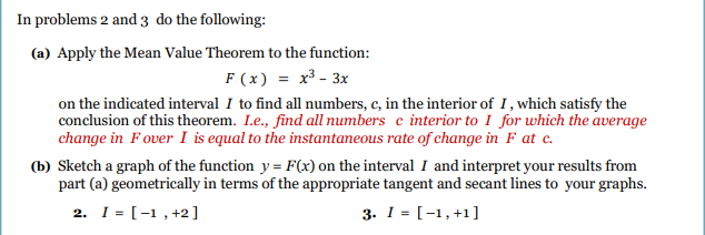 Solved In problems 2 and 3 do the following: (a) Apply the | Chegg.com