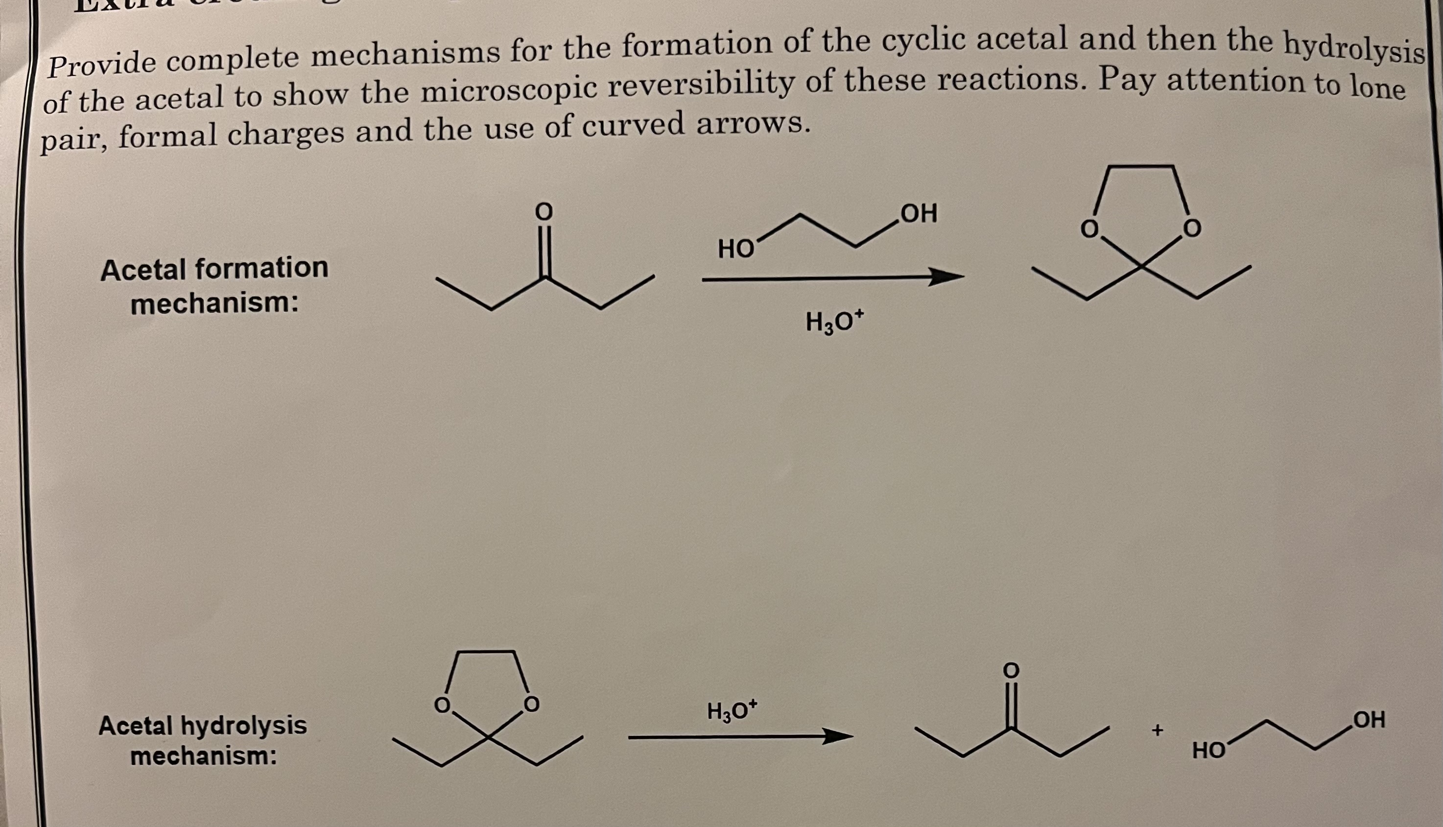 Solved Provide complete mechanisms for the formation of the | Chegg.com