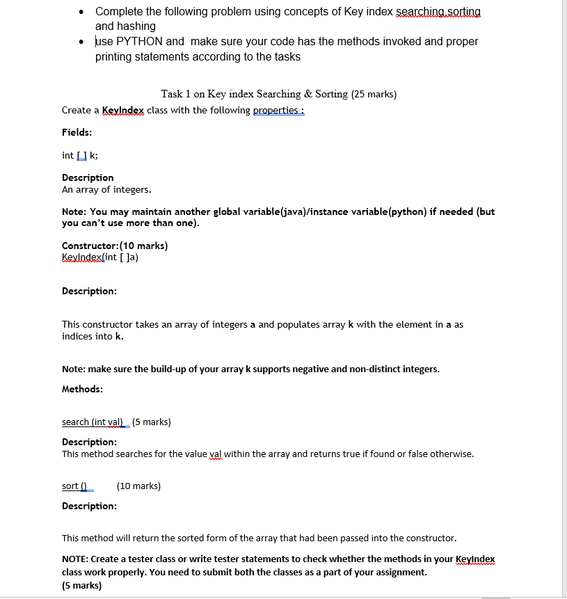 Solved Complete the following problem using concepts of Key | Chegg.com