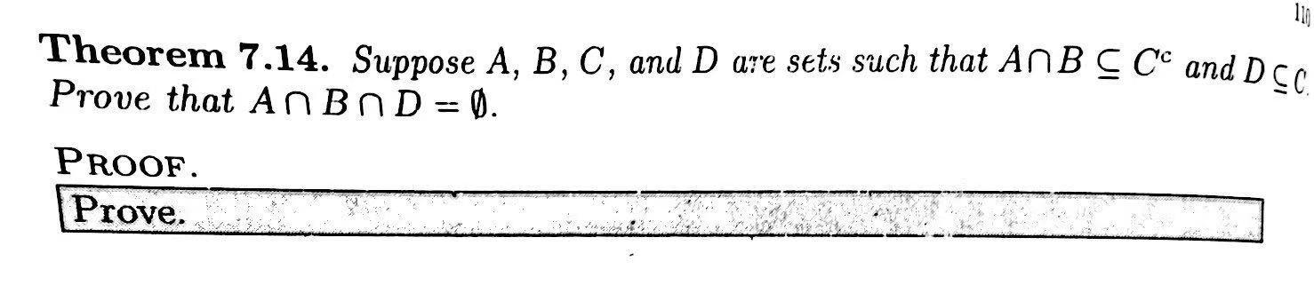 Solved We often want to prove that a set is empty. To do so | Chegg.com