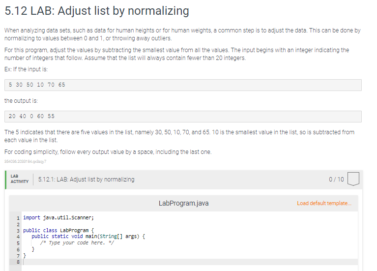 Solved Java Programming Please import java.util.Scanner; | Chegg.com