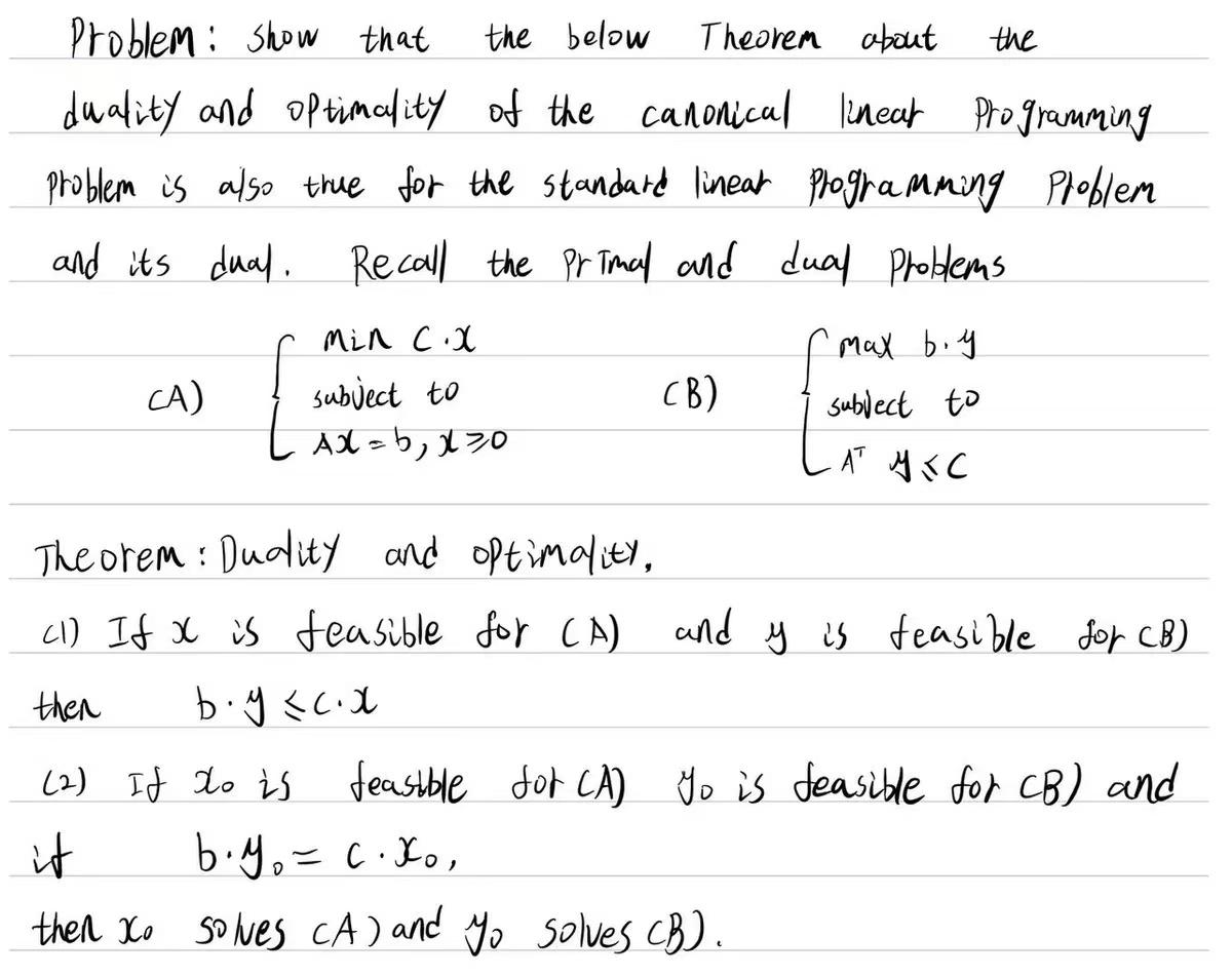 Solved A ⎩⎨⎧minc⋅x Subject To Axbx⩾0b⎩⎨⎧maxby Subject 0641