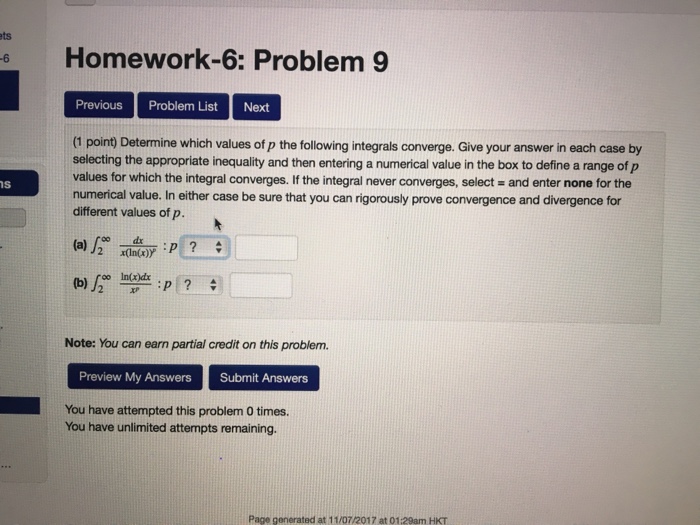 Solved Homework-6: Problem 1 Previous Problem List Next (1 | Chegg.com Solved Homework-6: Problem 1 Previous Problem List Next (1 | Chegg.com