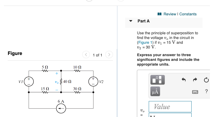 Solved Review | Constants Part A Use the principle of | Chegg.com