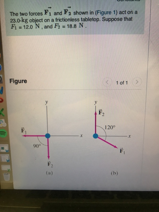 Solved 1determine Magnitude Of Acceleration Of The Object