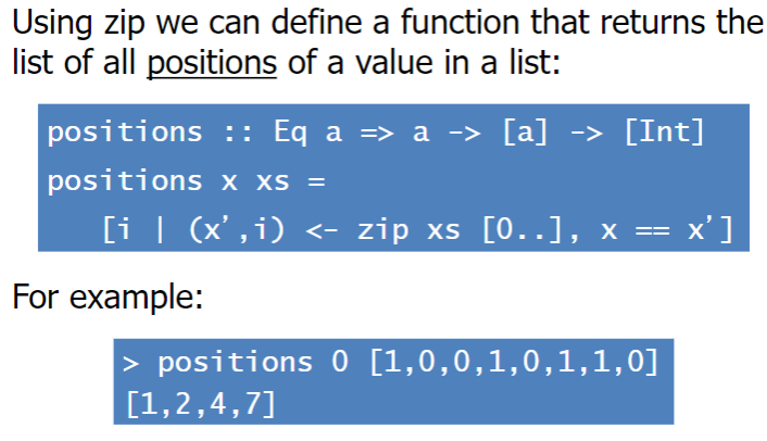 Solved Using zip we can define a function that returns the | Chegg.com
