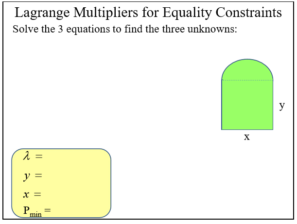 Solved Maximize area of 100m^2 using lagrange multiplier for | Chegg.com