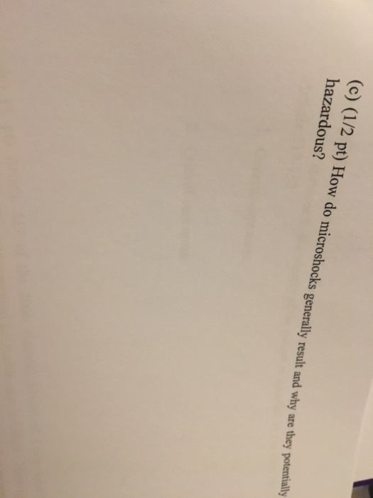 Solved 2 (2 pts) Macroshocks and Microshocks (a) (1 pt) | Chegg.com