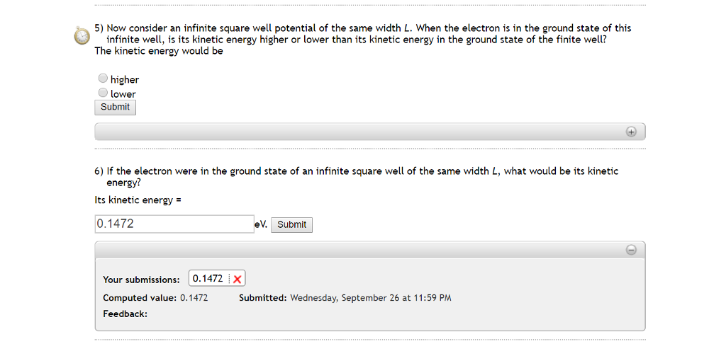 Solved The graph below represents the ground state wave | Chegg.com