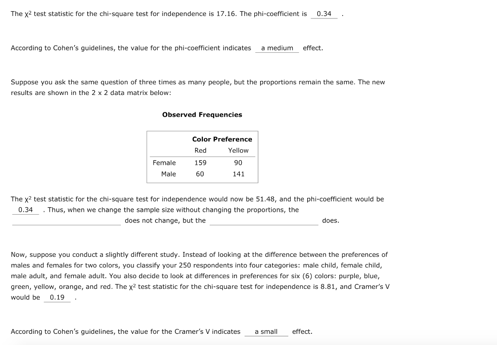 Solved Average: 11 Attempts: 9. Effect size for the | Chegg.com