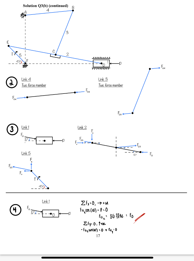 Solved I've got two questions. 1. Verify if my link three, | Chegg.com