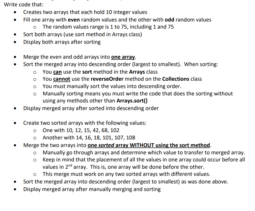 Solved Assignment Description Write a program to manipulate | Chegg.com