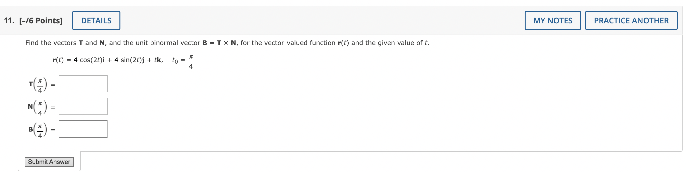 Solved Find the vectors T and N, and the unit binormal | Chegg.com