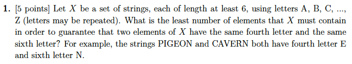 Solved 1. \\( [5 \\) points \\( ] \\) Let \\( X \\) be a set | Chegg.com