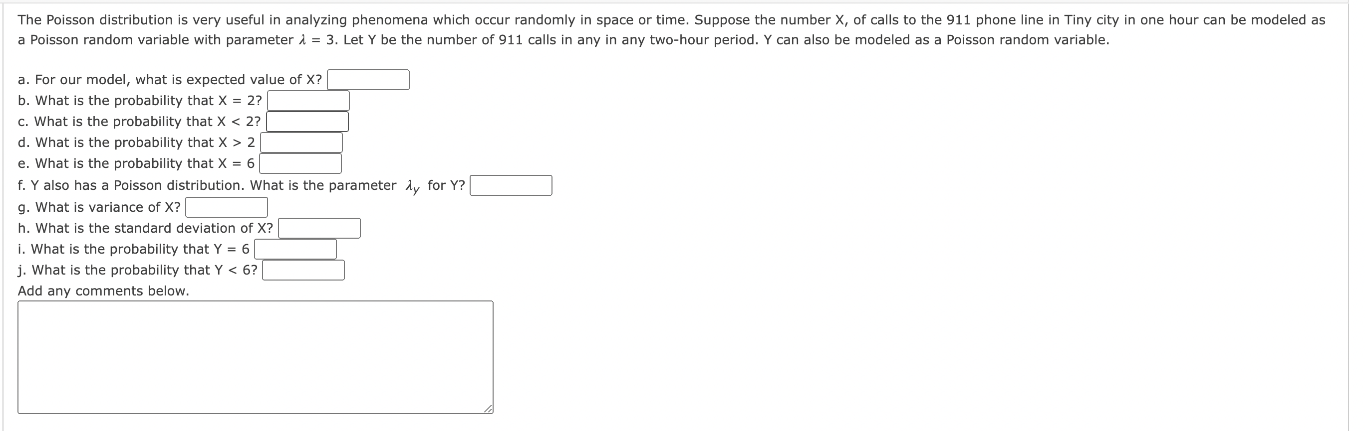 Solved The Poisson distribution is very useful in analyzing | Chegg.com