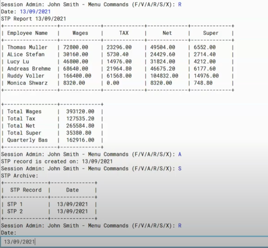 Solved JAVA Help, STP Payroll Management System. I need help | Chegg.com